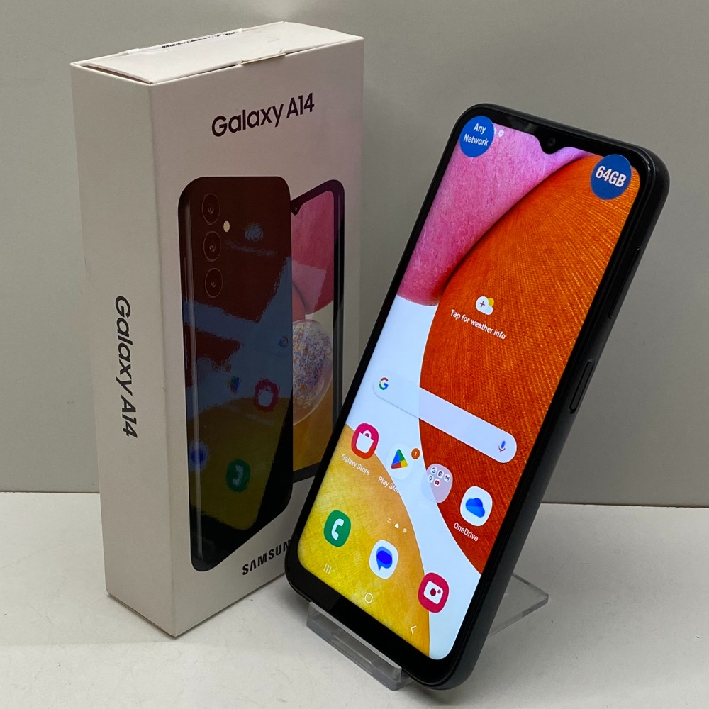 Pre-owned Samsung Galaxy A14 Unlocked Model SM-A145R/DSN 64GB Black ...